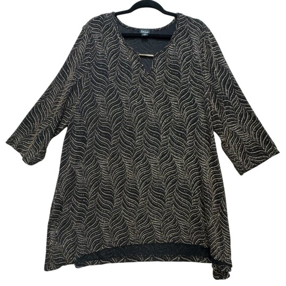 Simply Emma | Tops | Simply Emma Womens Glimmer Tunic Blouse Top Size ...